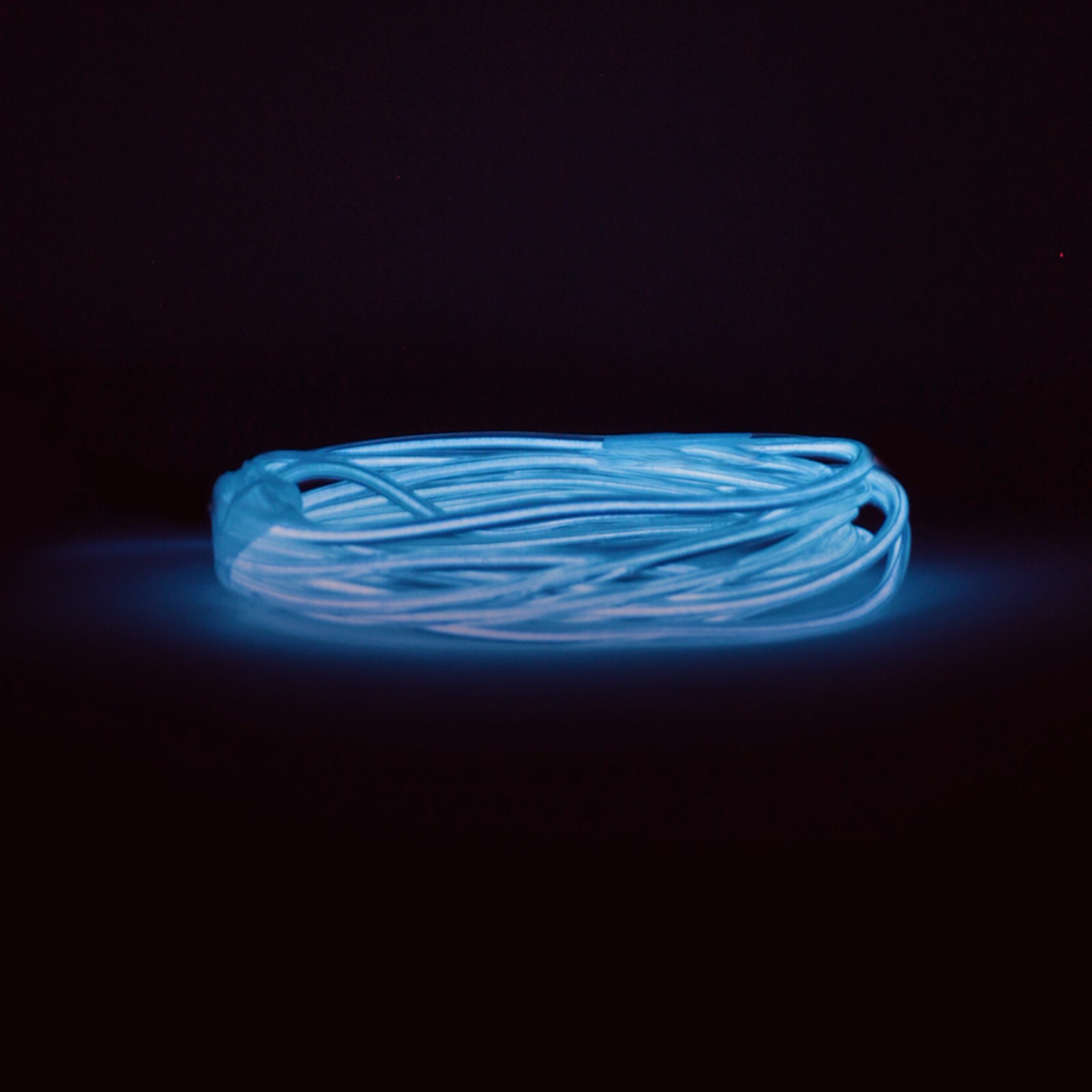 Neon Blue LED Lights Glow EL Wire String Rope Decor Car Party Room Home ...