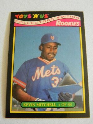 Kevin Mitchell #21 N.Y. Mets 1987 Toys R Us Rookie Baseball Card-Pre ...