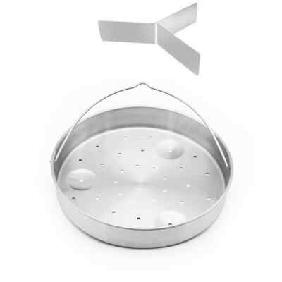 Stainless Steel Vegetable Steamer Basket with Divider Insert For ...