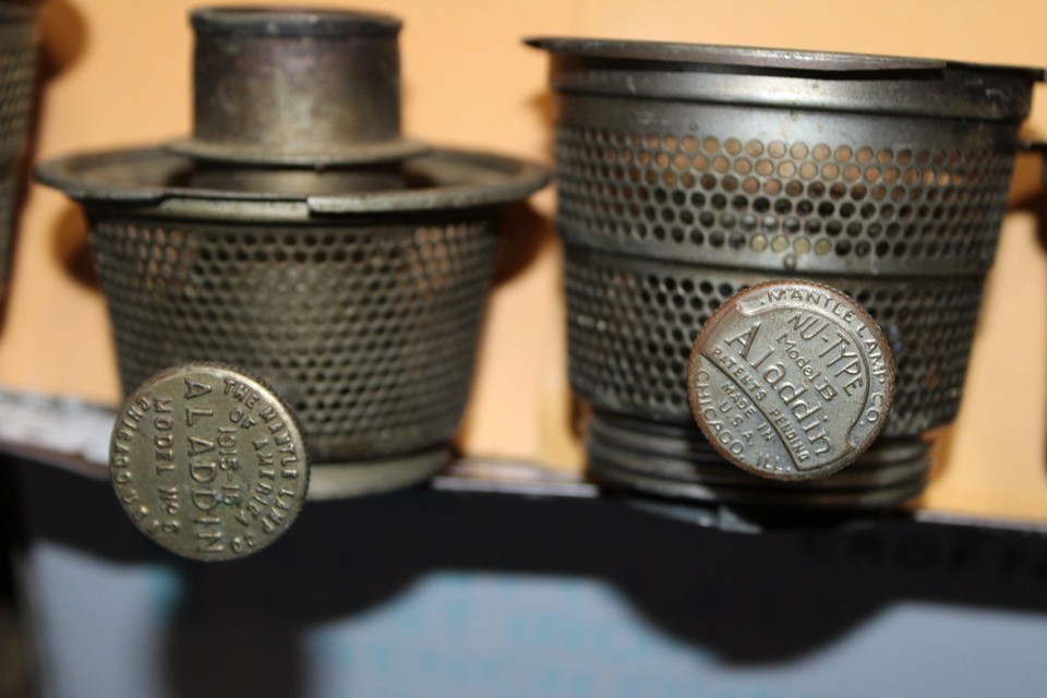 Antique Lamp Lantern Parts Aladdin Model B Nu-Type 1915-16 No 6 11 ...