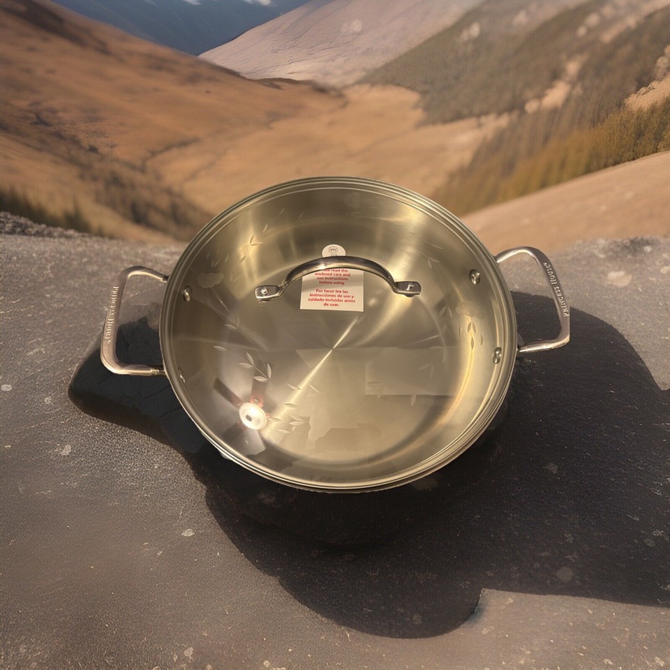 Princess House HERITAGE® STAINLESS STEEL COOKWARE Classic 5-Qt. Braiser ...