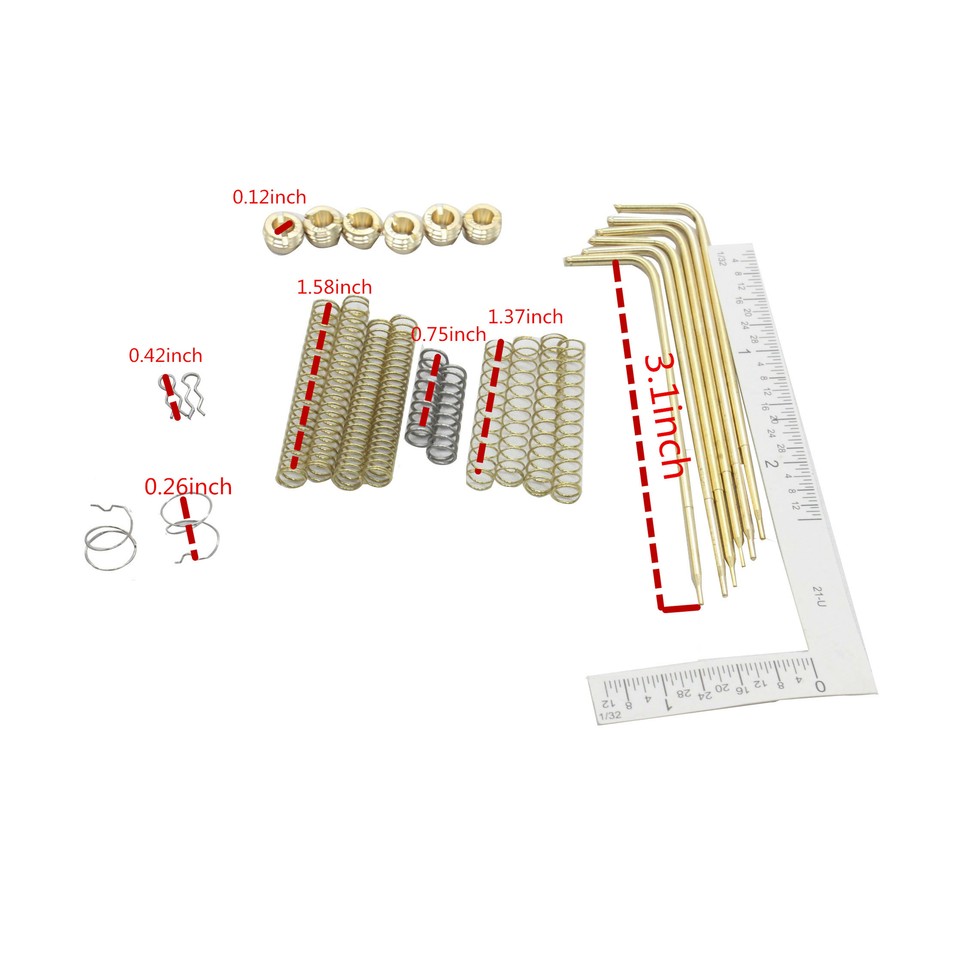 CARBURETOR TUNING CALIBRATION KIT FOR EDELBROCK 1407 1410 1411 JETS ...