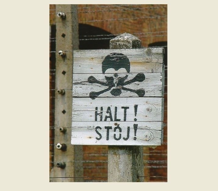 Auschwitz Sign German Concentration Camp PHOTO World War, Prison Camp ...