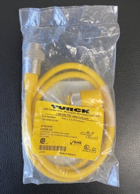 TURCK U2290-83 RSMWKM50-1M CABLE POWER 1 METER PVC | eBay