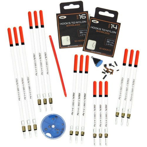 Waggler Floats And Hook Set Disgorgers Lead Shot Match Coarse Fishing ...