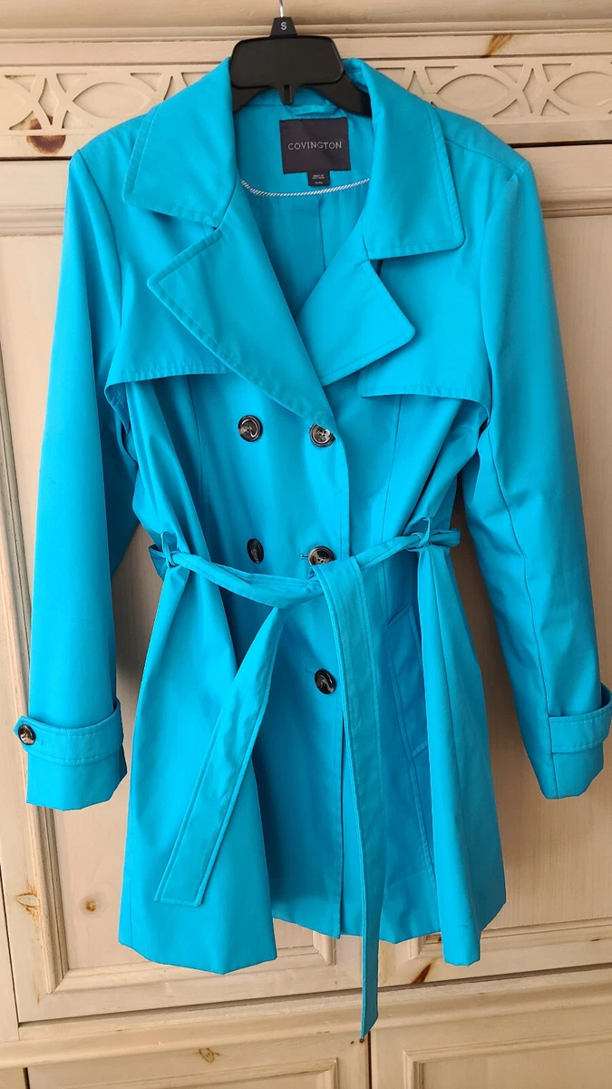 Teal Trench Coat