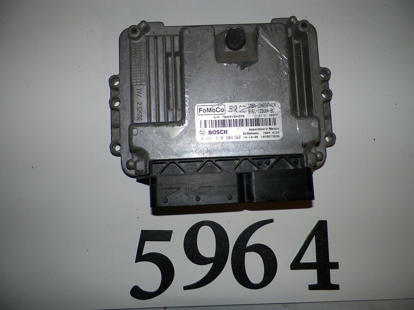 2014 14 FORD FOCUS 2.0L ENGINE CONTROL MODULE PCM ECU ECM BRAIN WM5964 ...