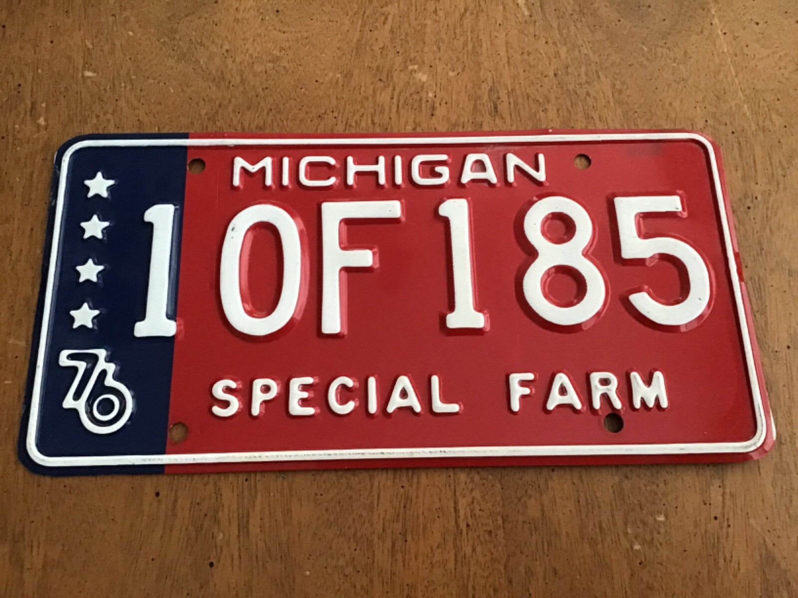 1976 Michigan Special Farm License Plate Tag | eBay