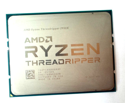 AMD Ryzen Threadripper 2950X 3.50 GHz 16 Core 180W Socket TR4 CPU ...