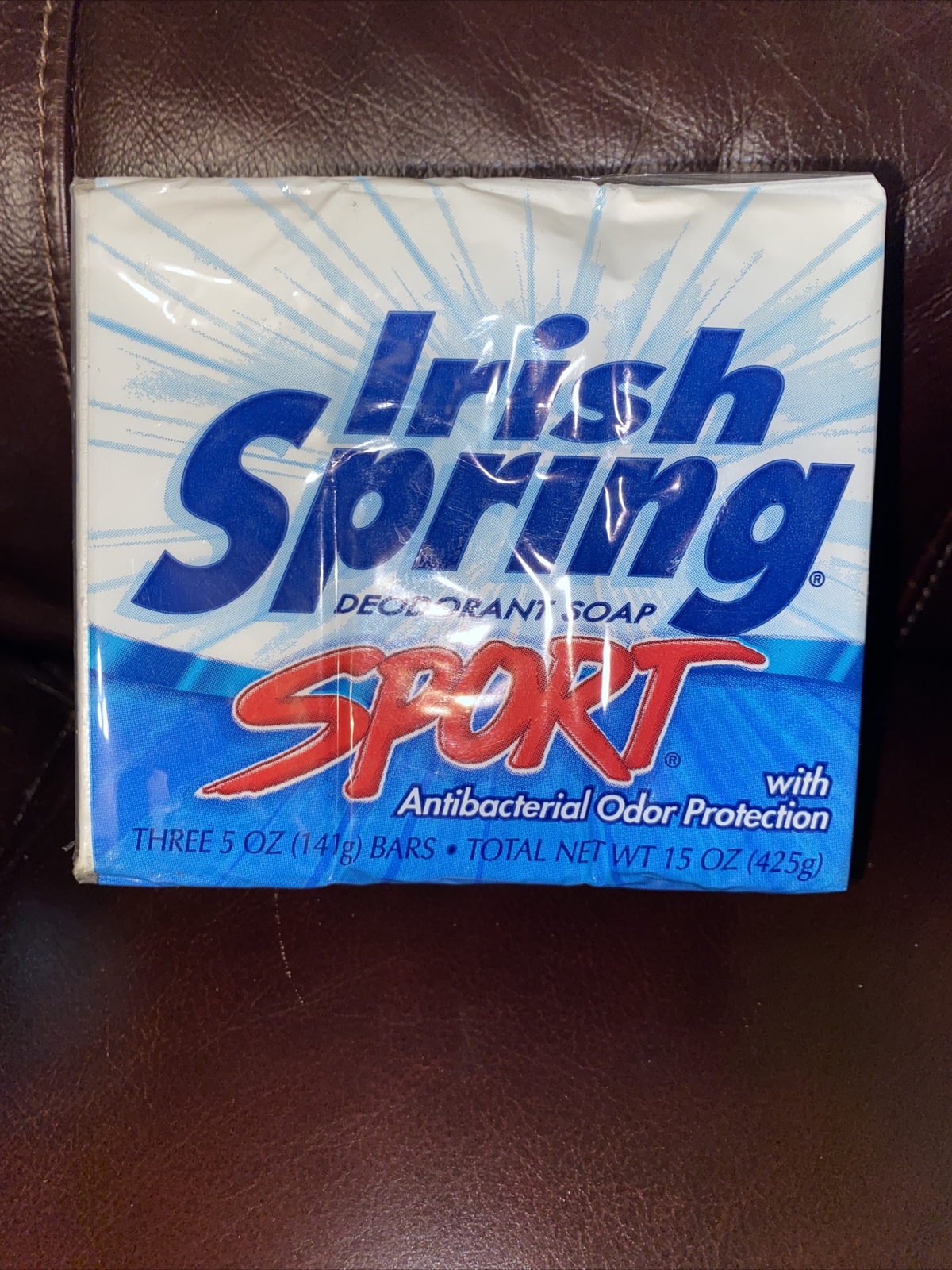 1 pack of (3) Irish Spring Sport Deodorant Soap 5oz Bar NOS ...