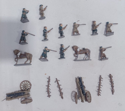 Lot of 17 Vintage RAFM Painted Lead Miniatures Civil War Gray/Brown | eBay