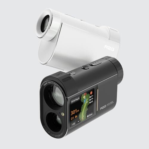 R2G Laser Distance Meter MATE HYBRID, Side Display, Golf Measurement ...