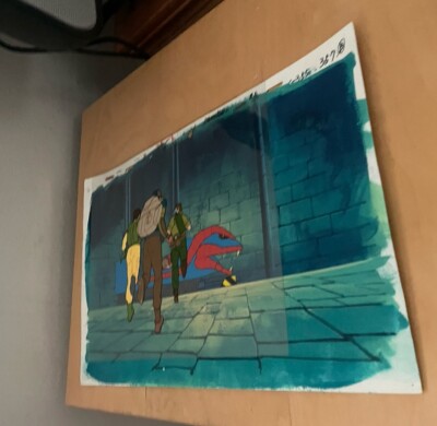 G.I. Joe Lady Jaye Alpine Production Cel/Master Background Setup Sunbow ...