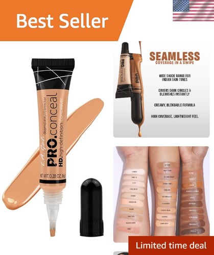 HD Pro.Conceal Creamy Beige - Lightweight Formula for Flawless Coverage ...