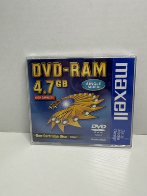 Maxell 1-pack DVD-RAM Media 4.7GB Rewrite - New Sealed | eBay