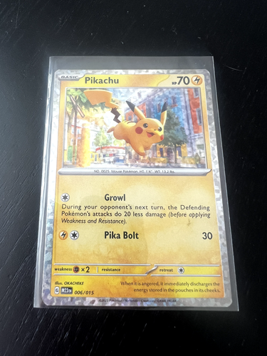 Pokémon TCG - Pikachu 006/015 Holo - McDonald’s 2023 M23en | eBay