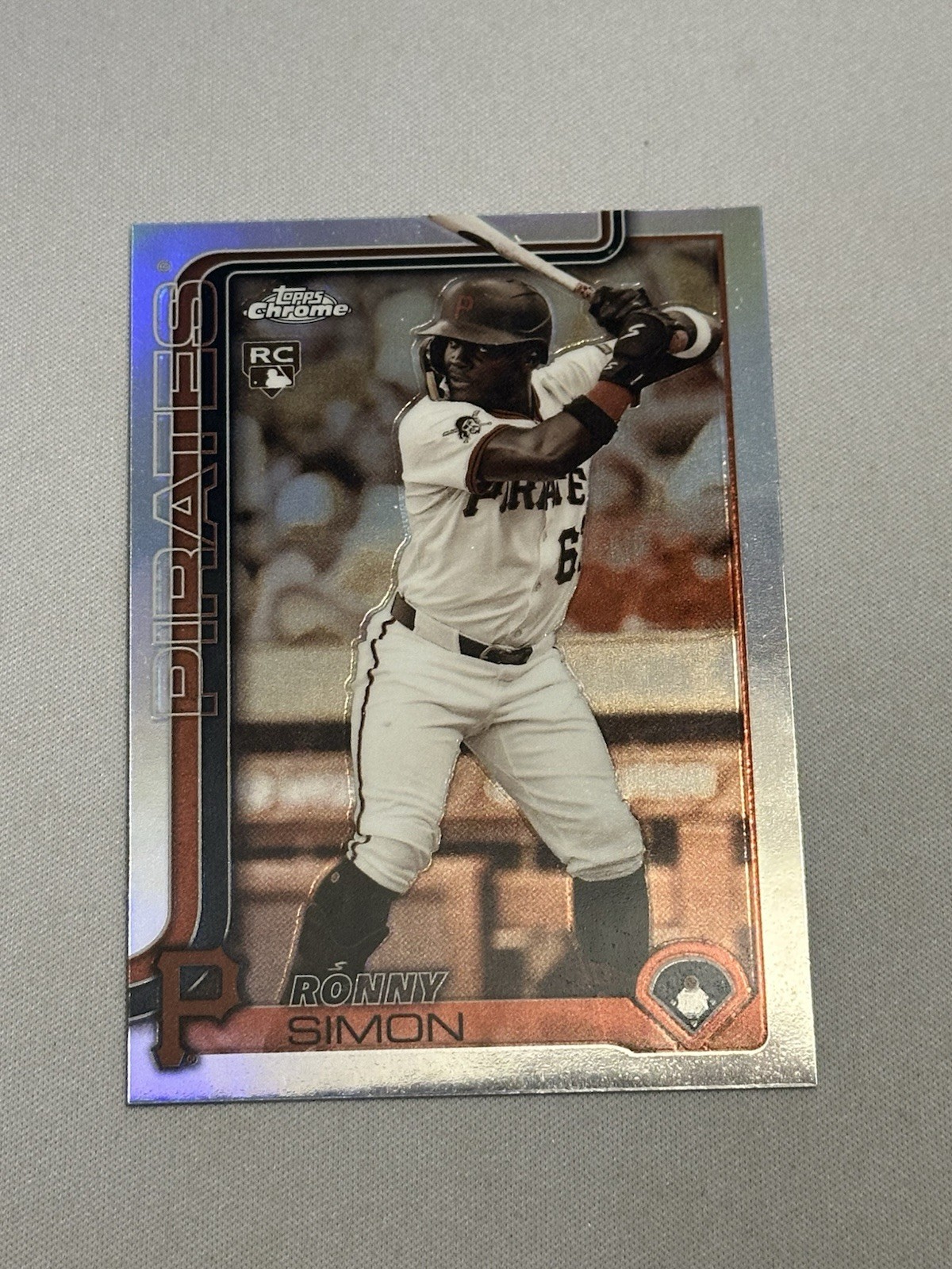 2025 Topps Chrome Sepia Refractor Rookie Ronny Simon RC Pirates #USC 35 ...