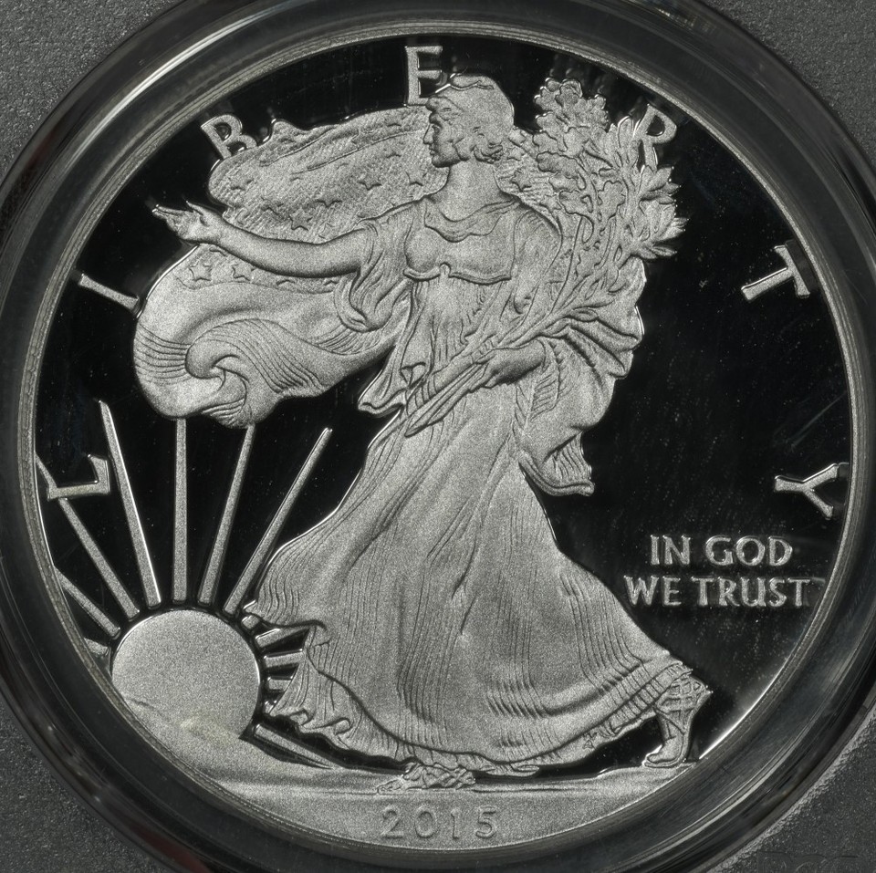 2015-W PCGS PR69DCAM SILVER EAGLE PROOF THOMAS CLEVELAND AIP MASTER ...