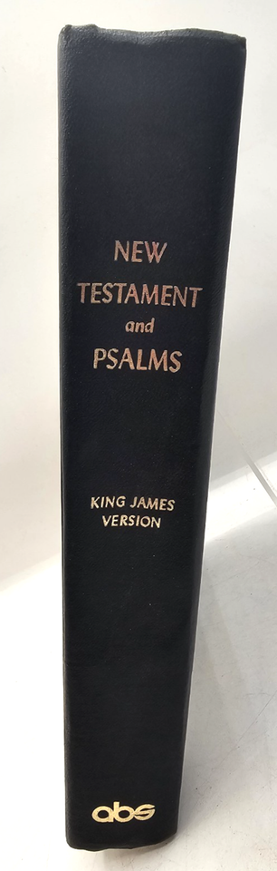 New Testament And Psalms King James Version 1611 ABS Large Print KJV ...