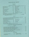 1949 Ambassador Hotel Cafe Ambassador Menu Los Angeles CA +brochure ...