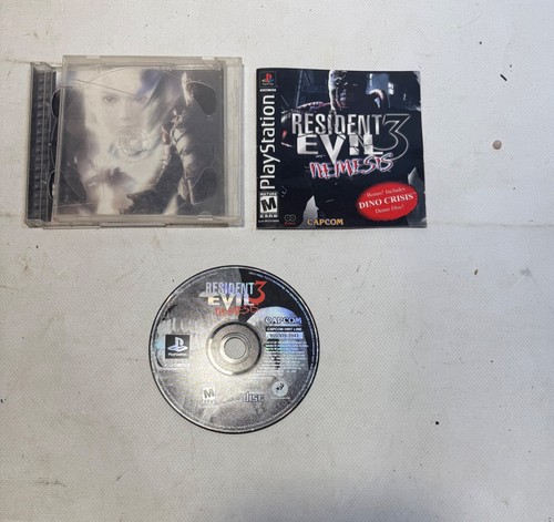 Resident Evil 3: Nemesis PS1 PlayStation 1 CIB Complete Case Manual and ...