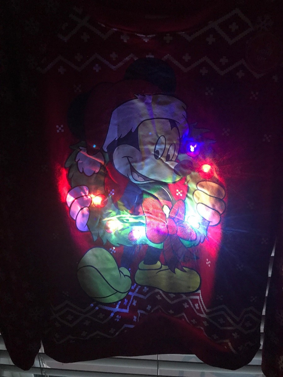 DISNEY Mickey Mouse CHRISTMAS Ugly Sweater SWEATSHIRT DISNEY Mickey Mouse CHRISTMAS Ugly Sweater SWEATSHIRT