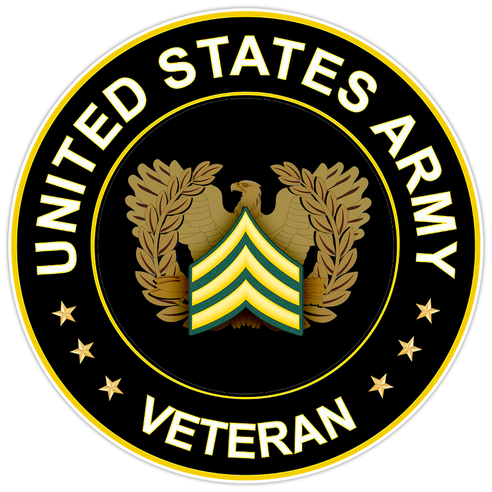 United States Army Veteran Bumper Sticker Vinyl Soldier Decal 5" | eBay