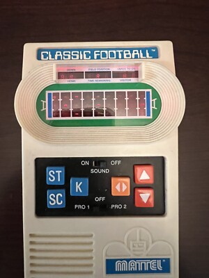 World Championship Football Mattel (1980) Retro Handheld Games