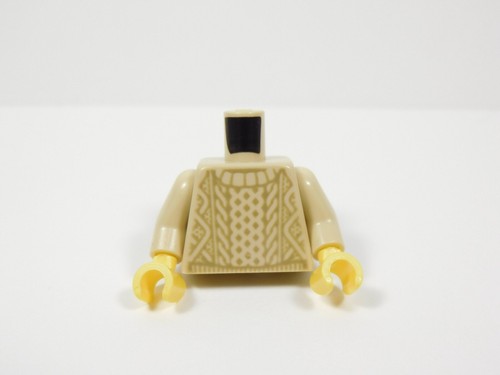 LEGO Tan Sweater Printed Torso Minifig Yellow Hands Q6 | eBay