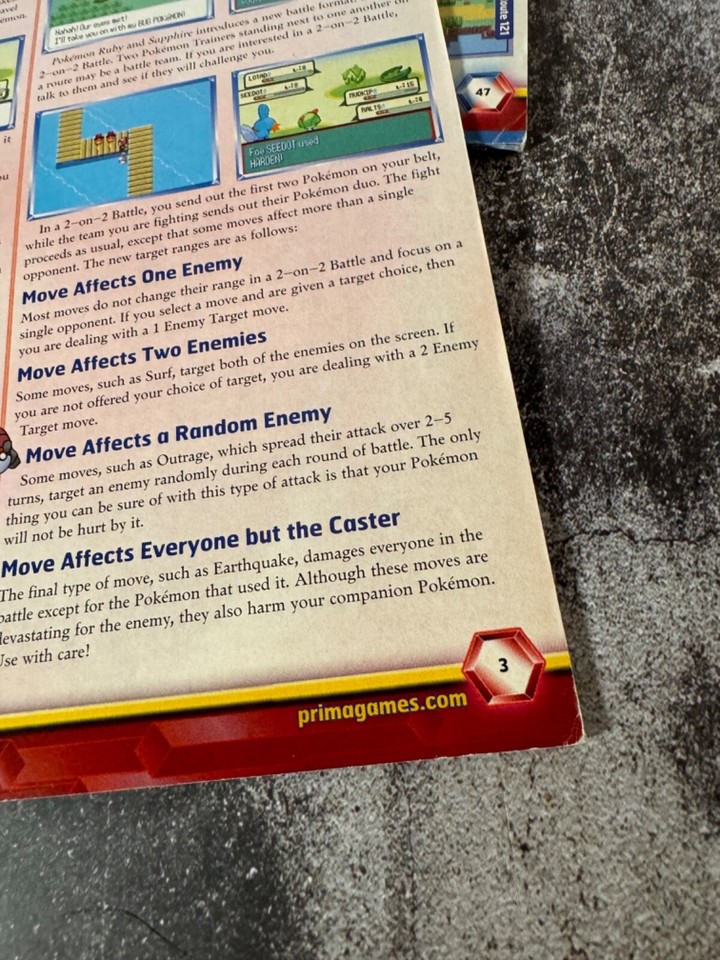 Pokemon Sapphire Ruby Prima Official Strategy Guide 2003 (READ ...