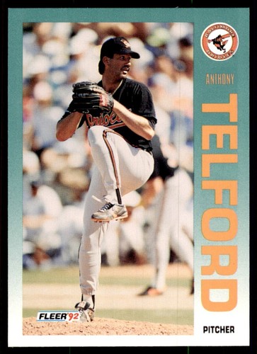 1992 Fleer Anthony Telford Baseball Cards #29 | eBay