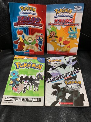Pokemon Black & White Kalos Region & Beginner’s Handbook Scholastic 4 ...