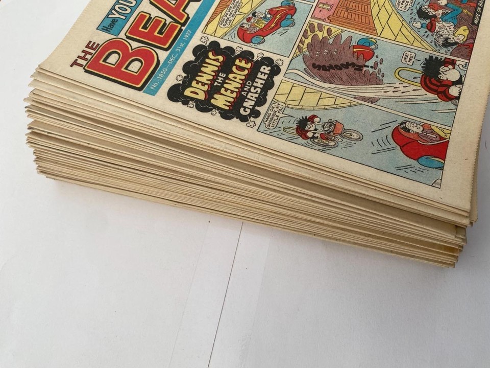 Beano Comic 1977 Nr Complete Year 52 Issues | eBay