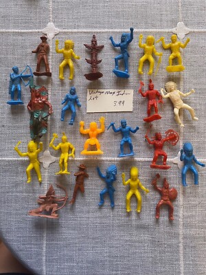 Marx Indians Lot Vintage Figures Battle Diorama | eBay