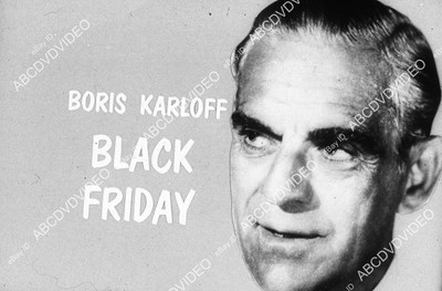 35m-14194 Boris Karloff TV promo film Black Friday 35m-14194 35m-14194 ...