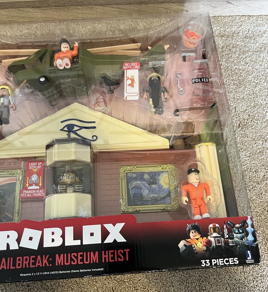 Roblox Jailbreak Museum Heist Playset 33 Pieces Covert Ops Edition New ...
