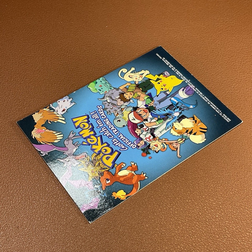 Checklist for Topps Pokemon TV Animated Edition Trading Card Black Logo ...