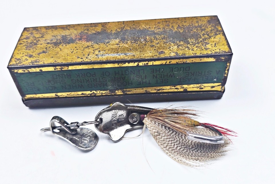Al Foss No 14 Dixie Wiggler Lure In Green Tin Box c 1928 | eBay