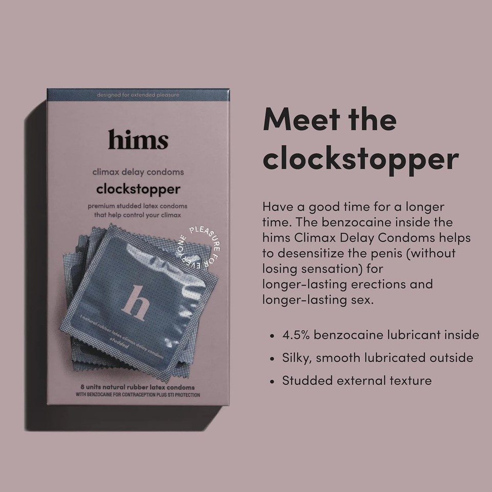 HIMS Clockstopper PEJ Condoms, 8 Count | eBay