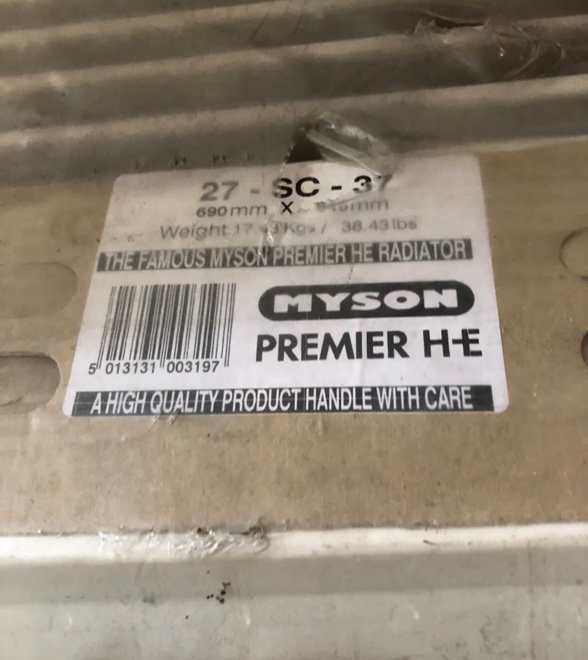 Myson Premier Imperial Single Convector Radiator 690x946mm 27SC37 | eBay UK