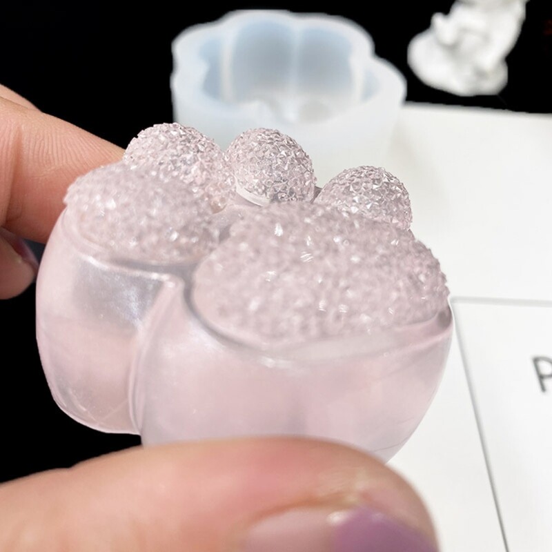 Diamond for Cat Paws Keychain Epoxy Resin Silicone Mold Keyring Pendant Mold | eBay Australia