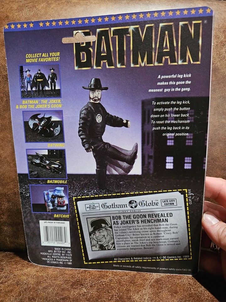 Bob The Joker's Goon Batman DC Comics 1989 Toybiz Vintage Action Figure ...