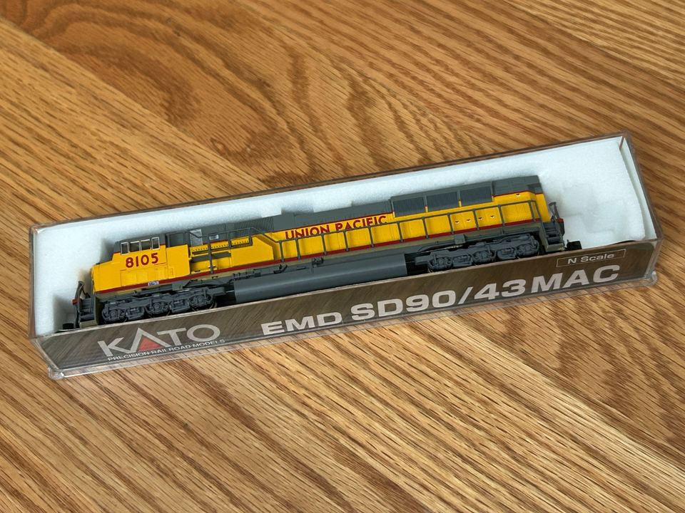 N scale KATO Union Pacific RR EMD SD90/43 MAC locomotive train powered ...