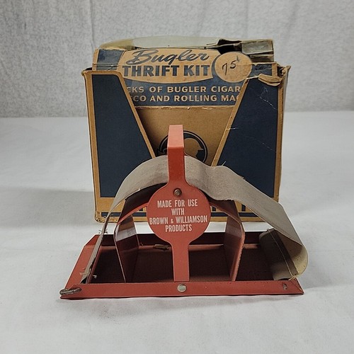 Vintage Bugler Cigarette Rolling Machine Bugler Thrift Kit With ...