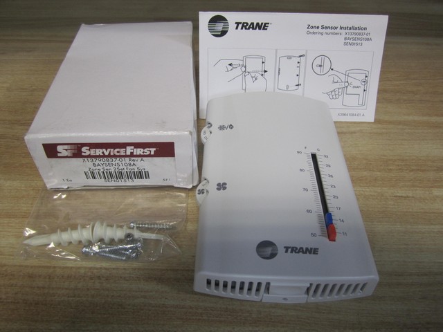 Trane X13790837-01 Wired Zone Sensor Baysens108a Sen01513 for sale ...