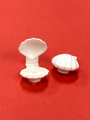 Lego White Closable Clam Shell Sea Animal Lot of 2 | eBay