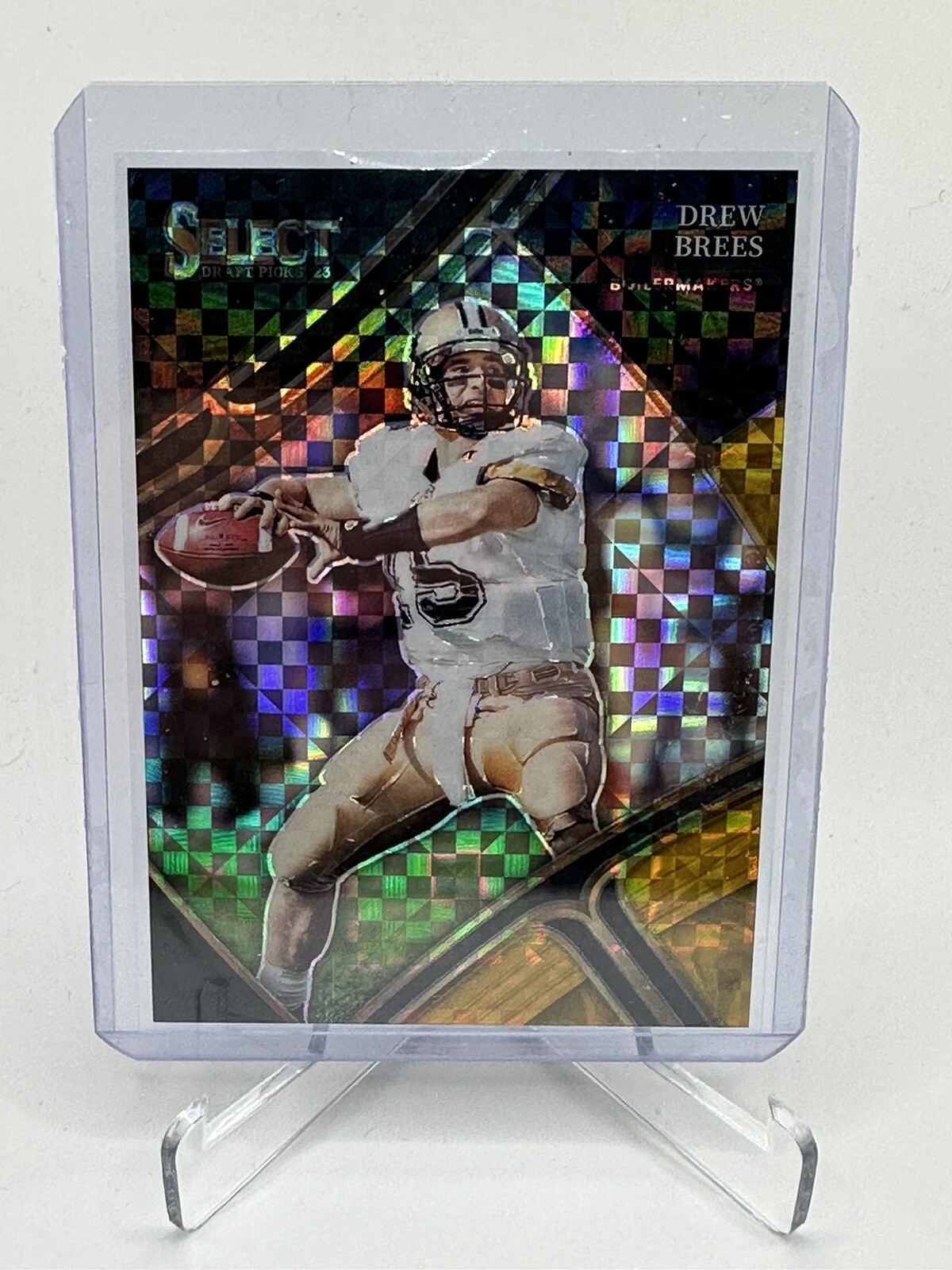 2023 Select Draft Picks Drew Brees Field Level Black Gold Squares SP ...