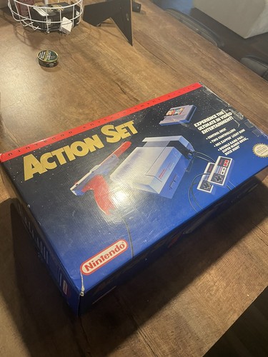 Nintendo NES Action Set Complete in Box Mario Bros/ Duck Hunt Bundle ...