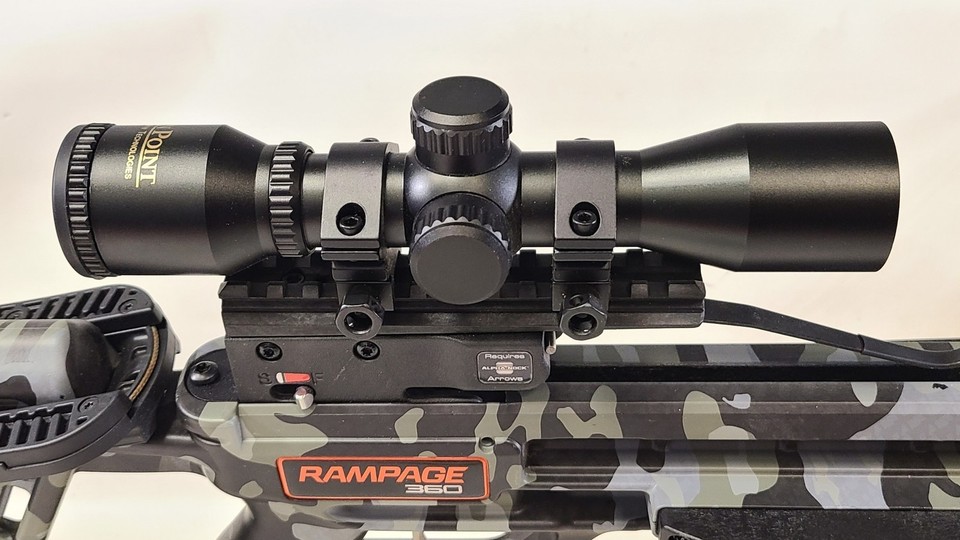 Ten Point Wicked Ridge Rampage 360 Crossbow ACU Draw w/ Ten Point ...