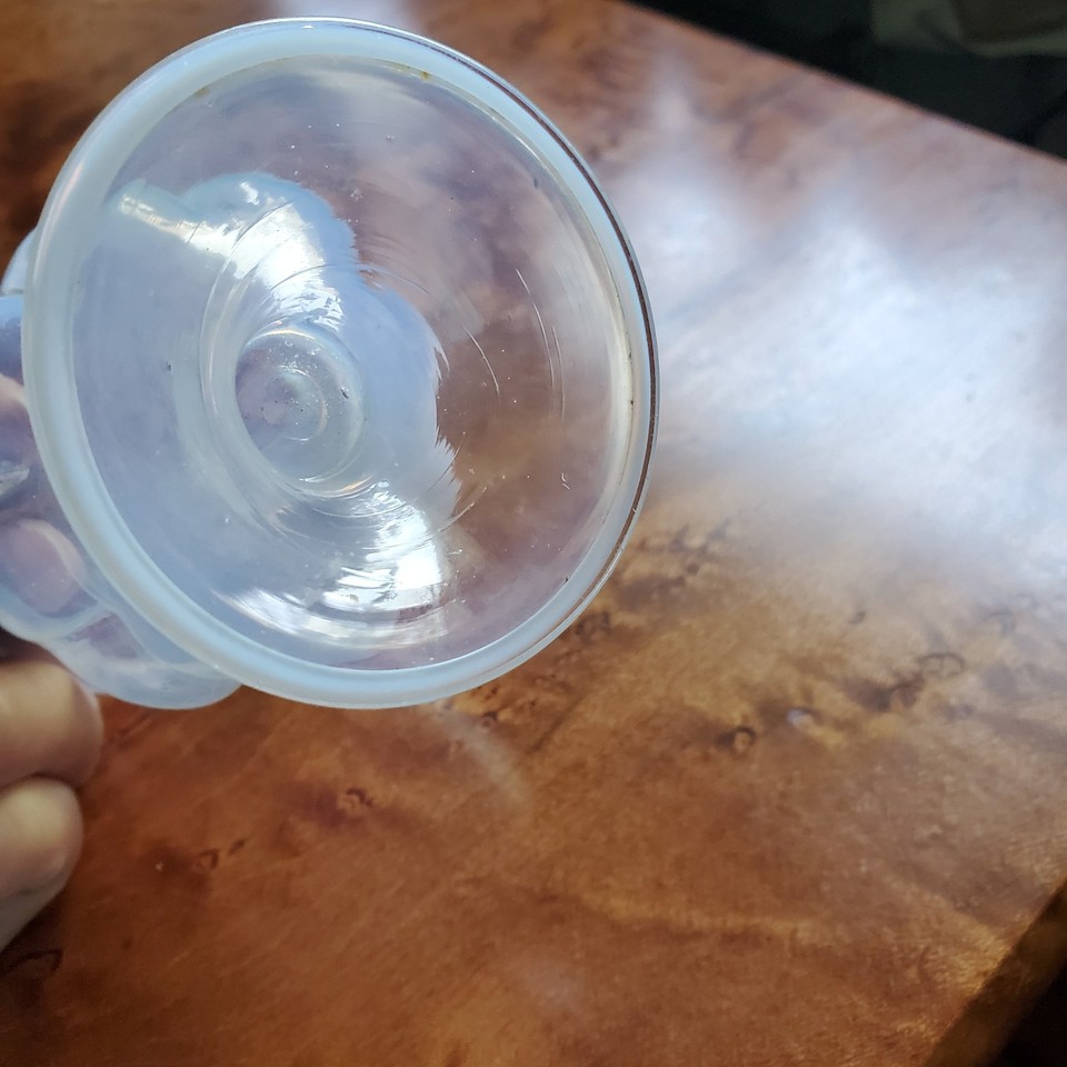 Small Early Blown Glass Goblet~Clam Broth | eBay